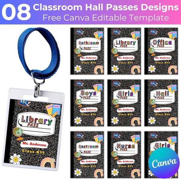 Kids Bathroom Passes - Etsy