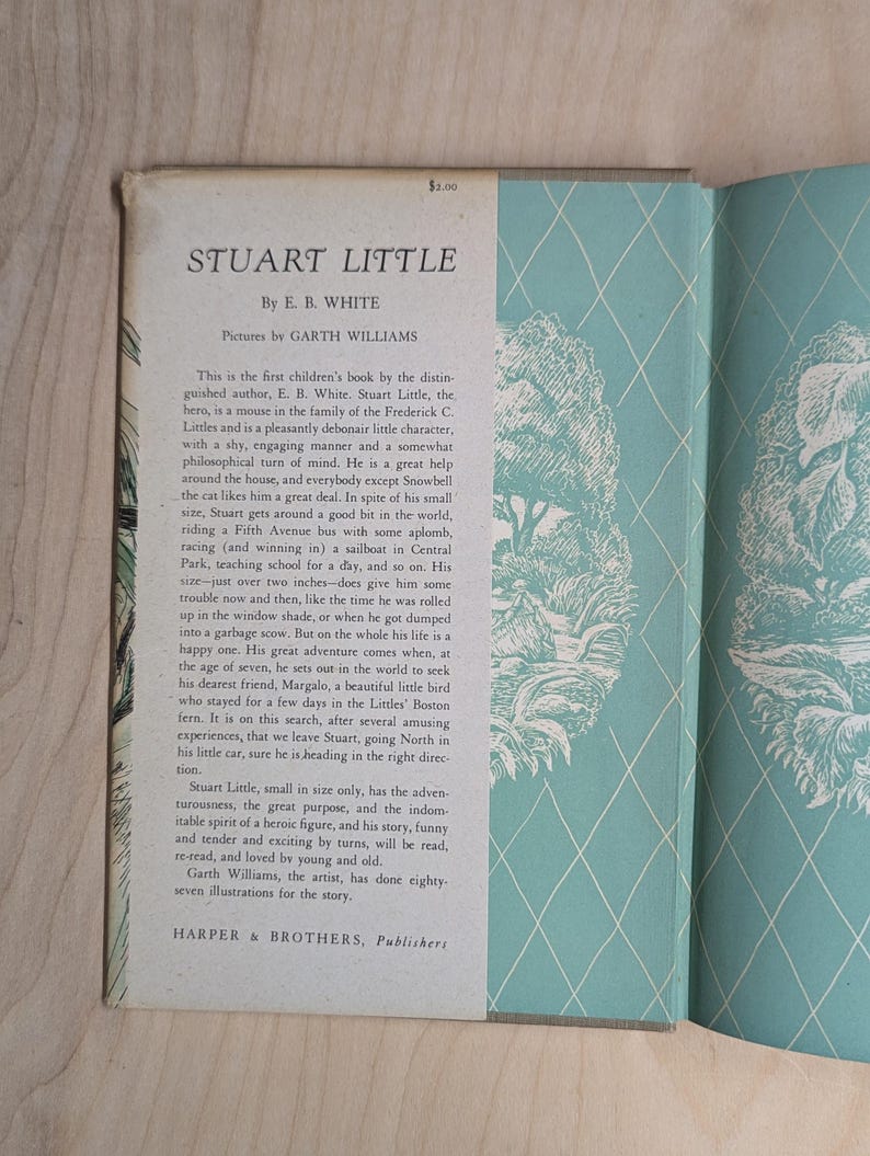 First Edition Stuart Little by E.B. White 1945 - Etsy