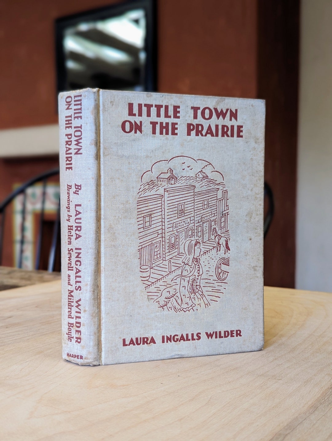 Little Town on the Prairie by Laura Ingalls Wilder 1941 - Etsy
