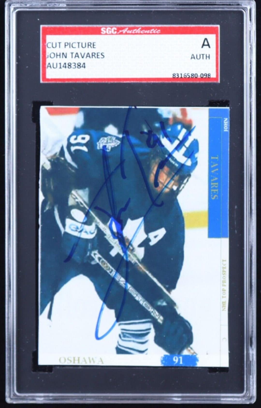 John Tavares Autographed Cut Picture SGC Authenticated - Etsy