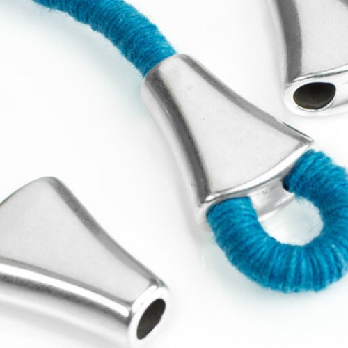 15%OFF Triangle Loop Making End Cap Large for 4mm Round Cord - Etsy