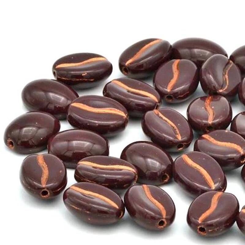 Coffee Bean Beads - Etsy