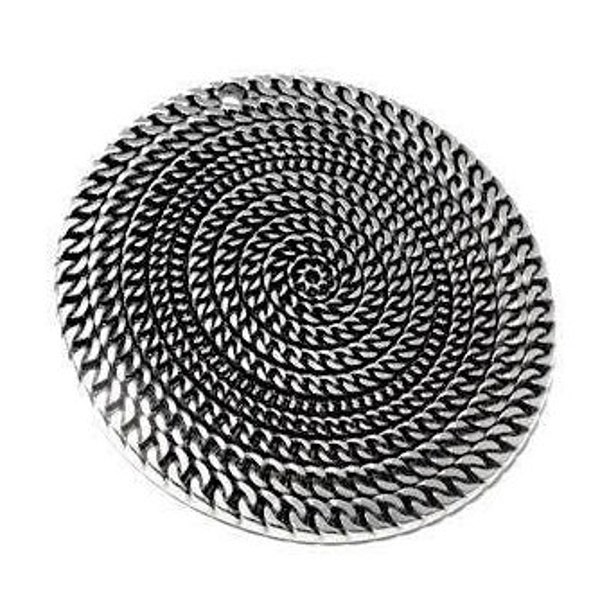 Large Metal Pendant - Etsy