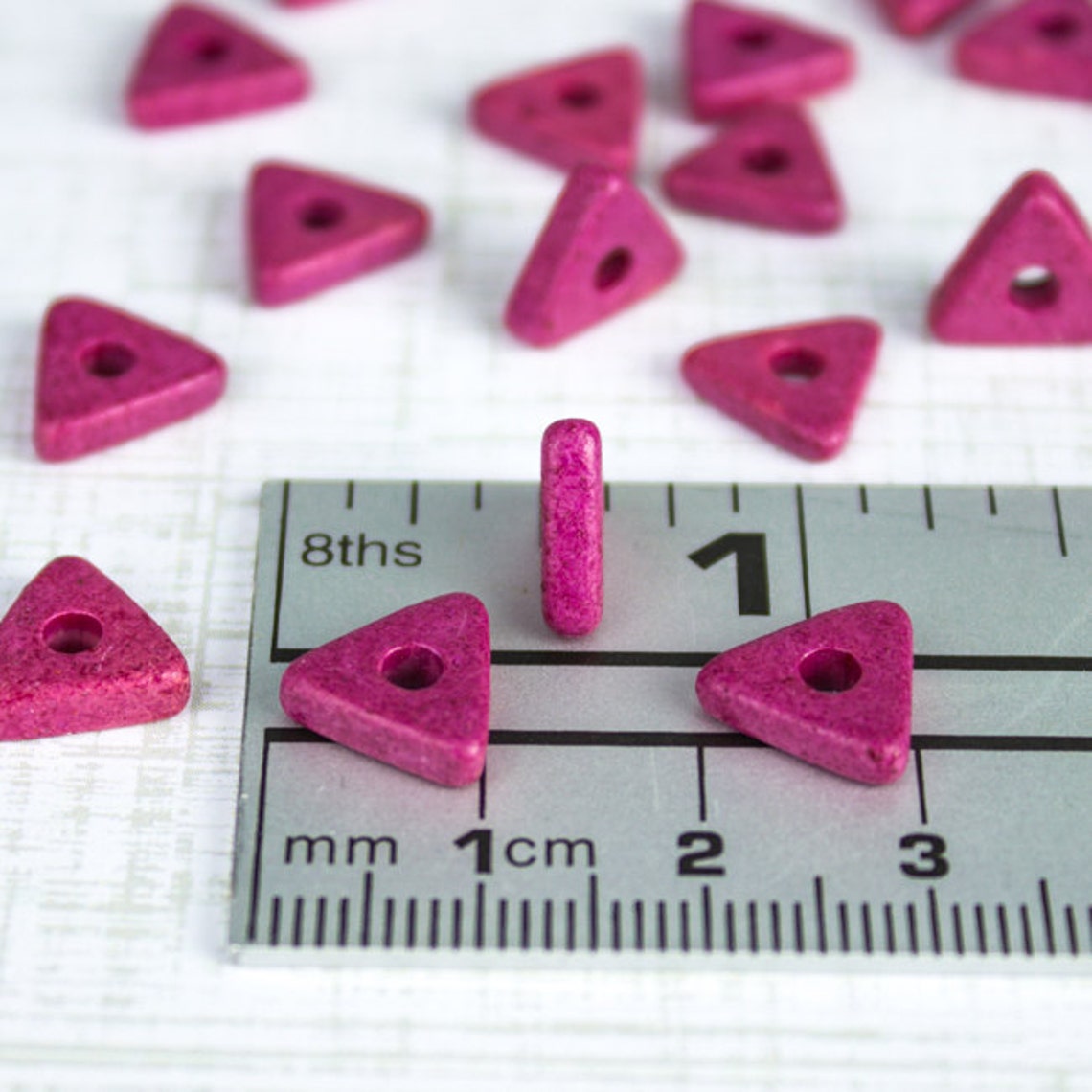 25%OFF Triangle Beads Ceramic Washers Mykonos Greek Beads - Etsy