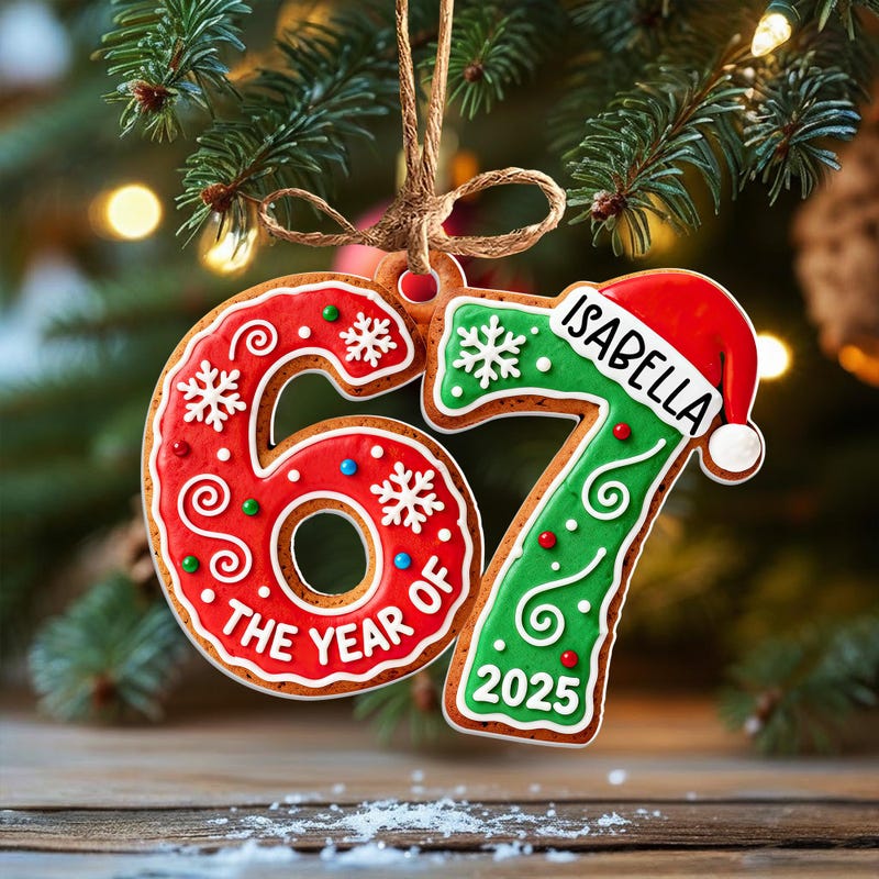Gen Z Slang 2025 Ornament - Etsy