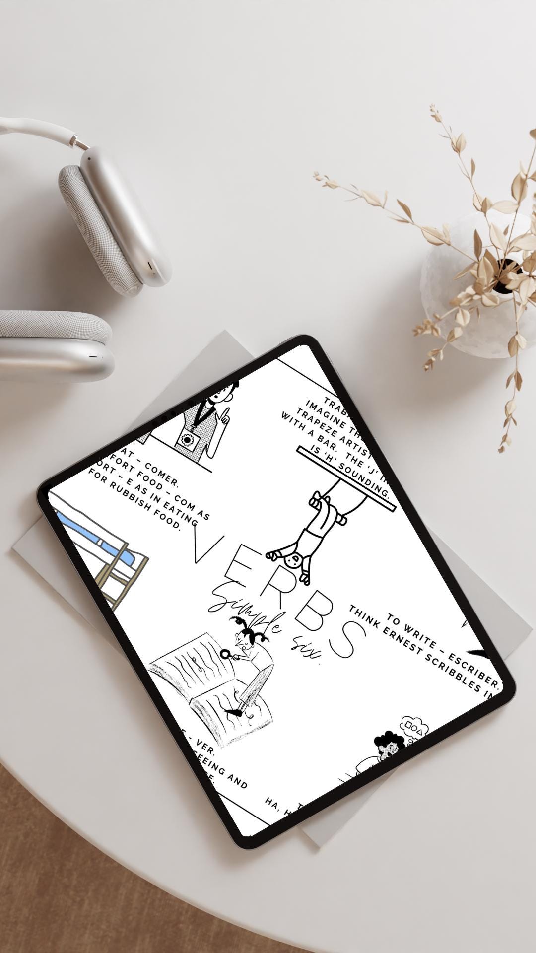 Simple Spanish Verbs With Mnemonics and Art - Educational Fun. - Etsy