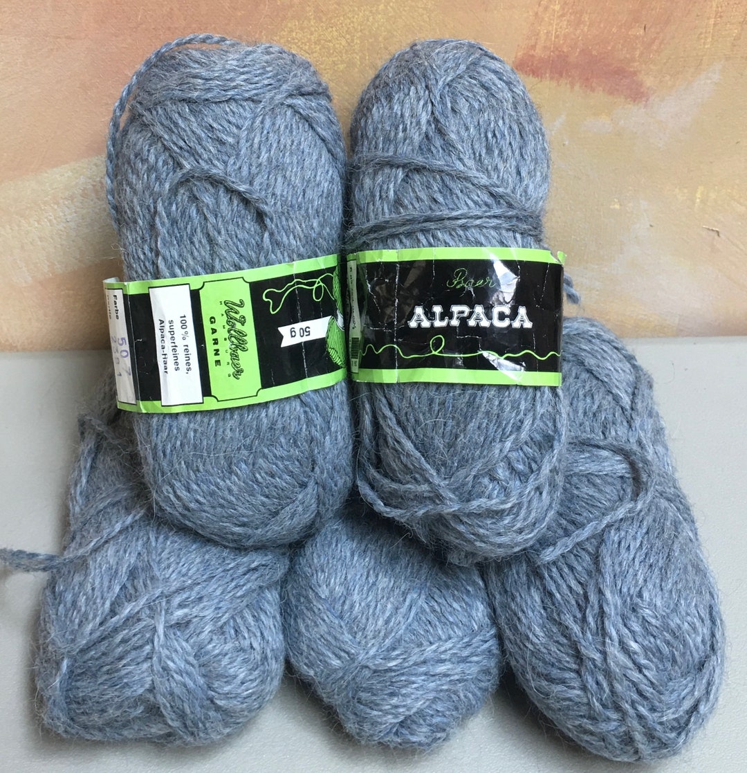 Alpaca Yarn Wollbaer Manufacturer German Yarn - Etsy