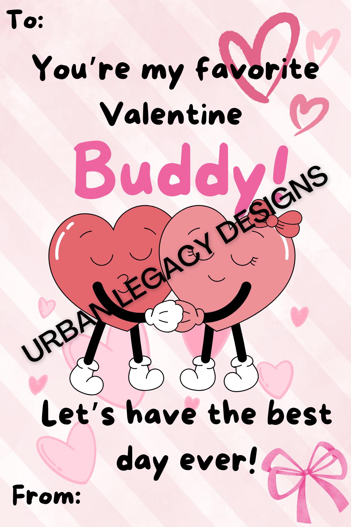 12 Cutesy Valentine Cards - Printable Classroom Valentine's Day Cards ...