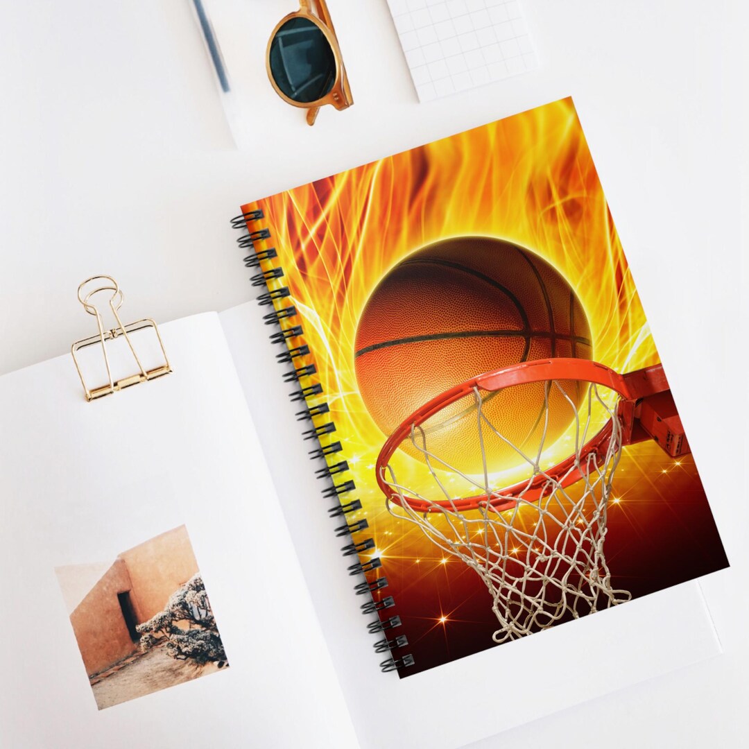 Basketball-themed Spiral Notebook - Perfect for Sports Fans, Students ...