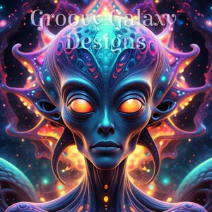 Groovy Aliens 6-piece Digital Art Bundle/printable JPG Files - Etsy