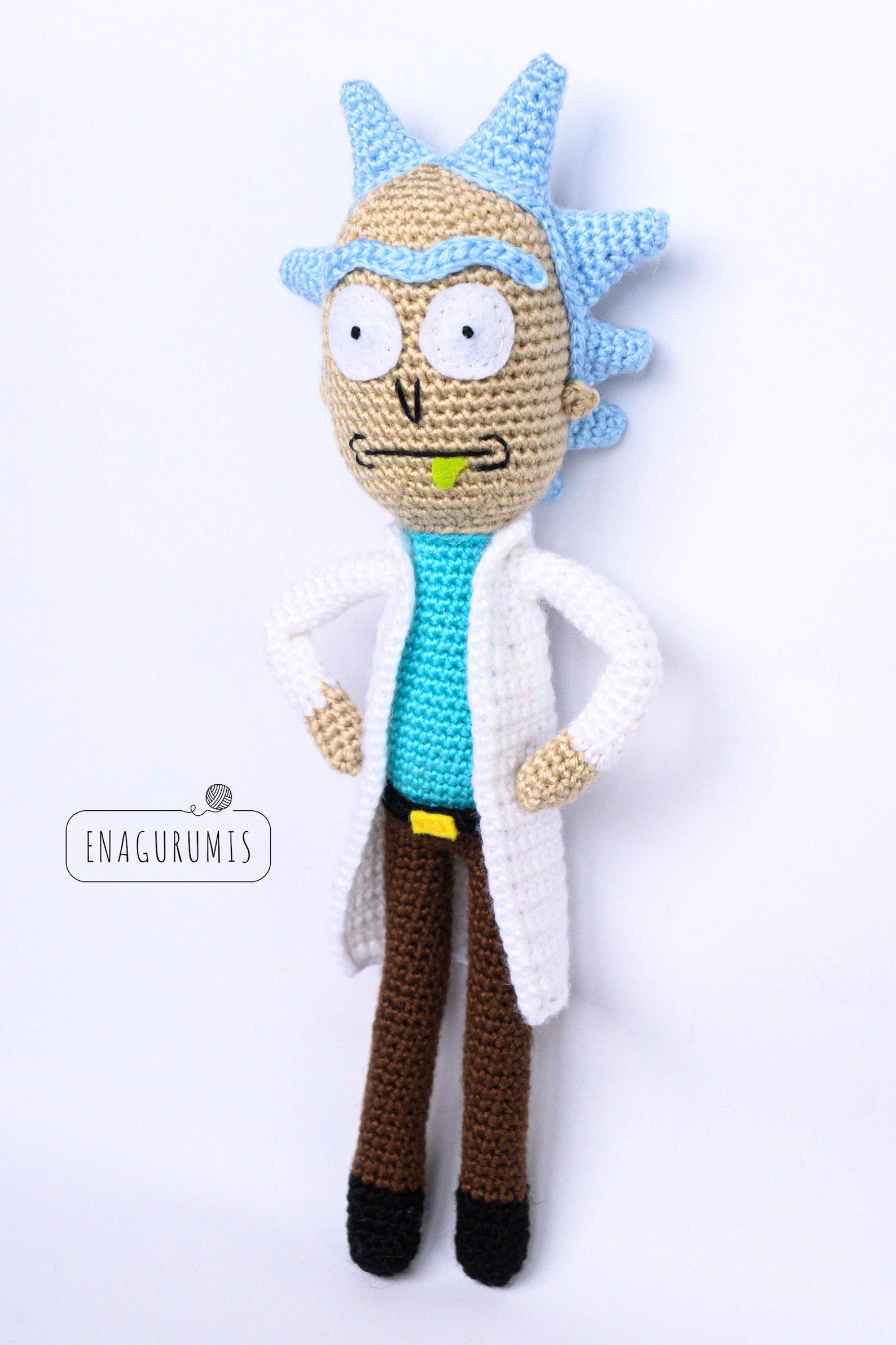 Crochet Pattern Rick Sanchez Amigurumi - Rick & Morty PDF English and ...