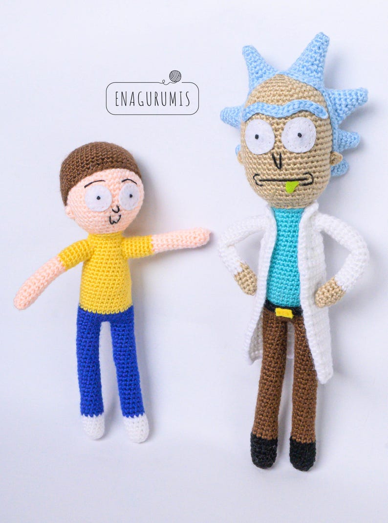 Crochet Pattern Rick Sanchez Amigurumi - Rick & Morty PDF English and ...
