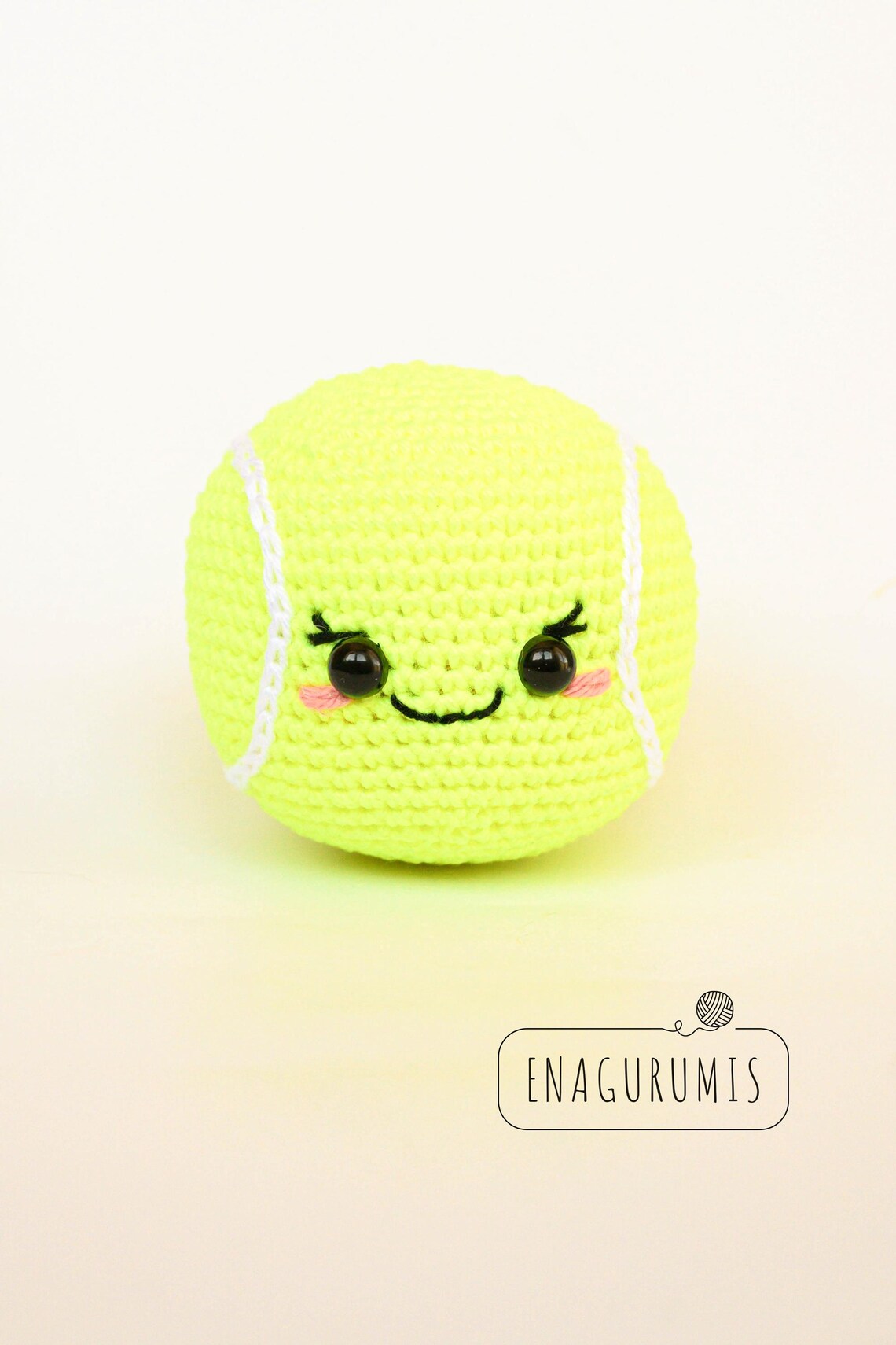 Tennis Ball Crochet Pattern Amigurumi, Padel Ball Pattern - PDF English ...