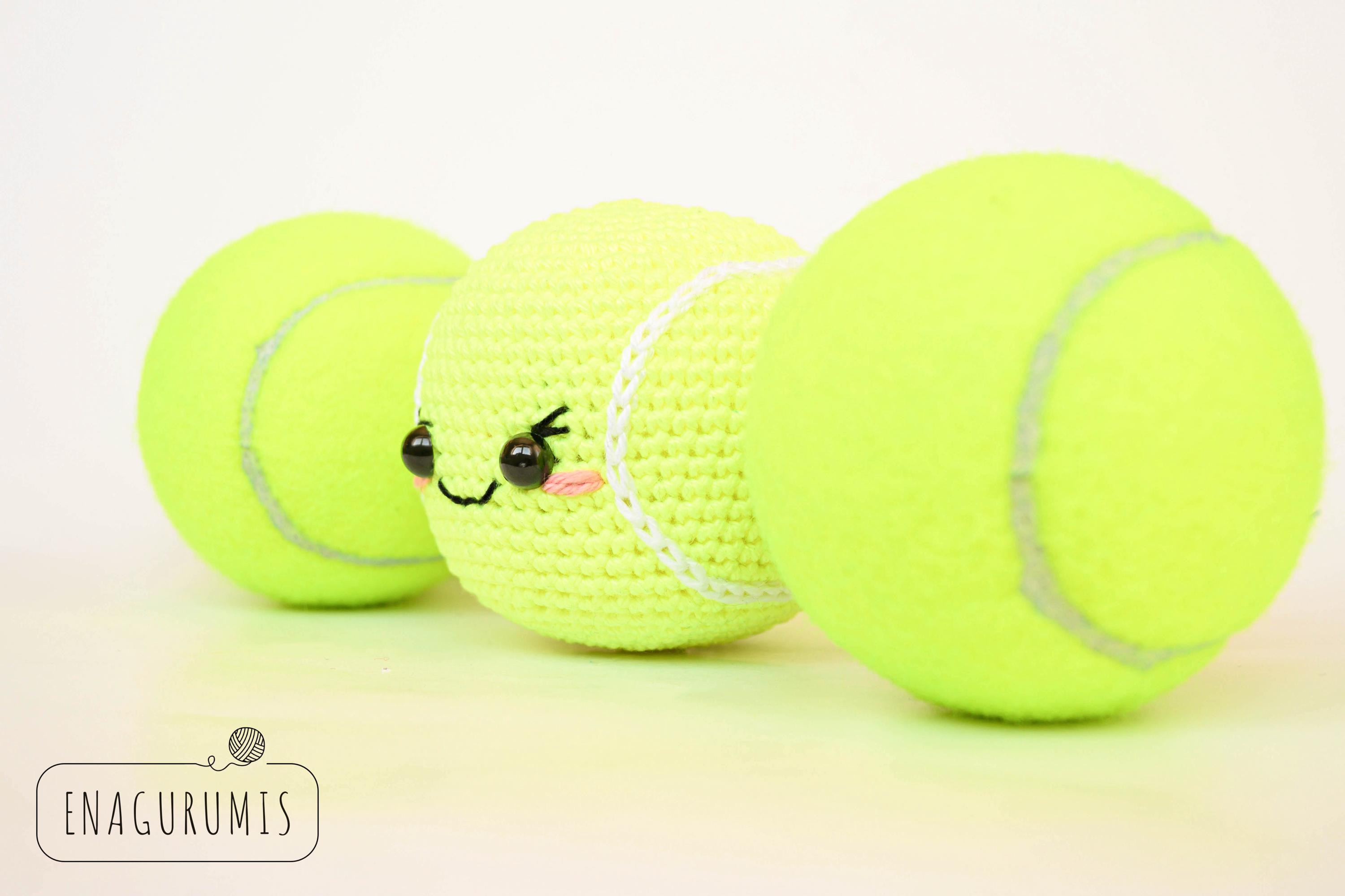 Tennis Ball Crochet Pattern Amigurumi, Padel Ball Pattern - PDF English ...