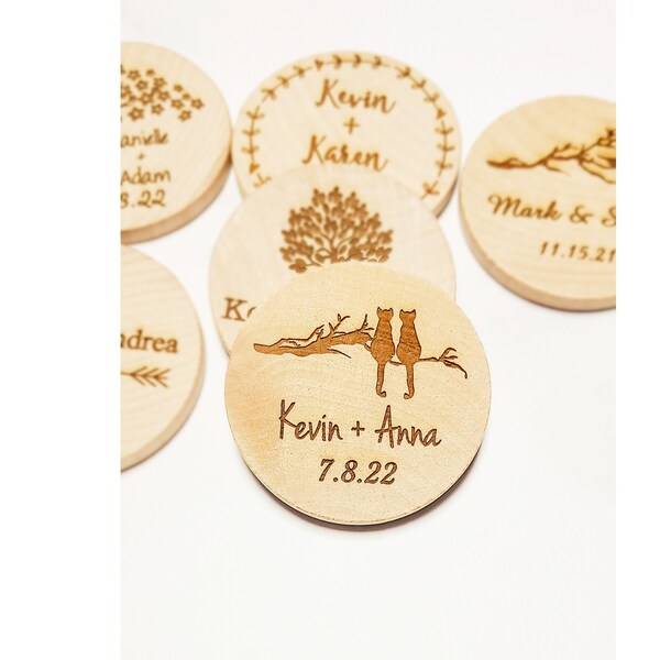 Wedding Magnets - Etsy