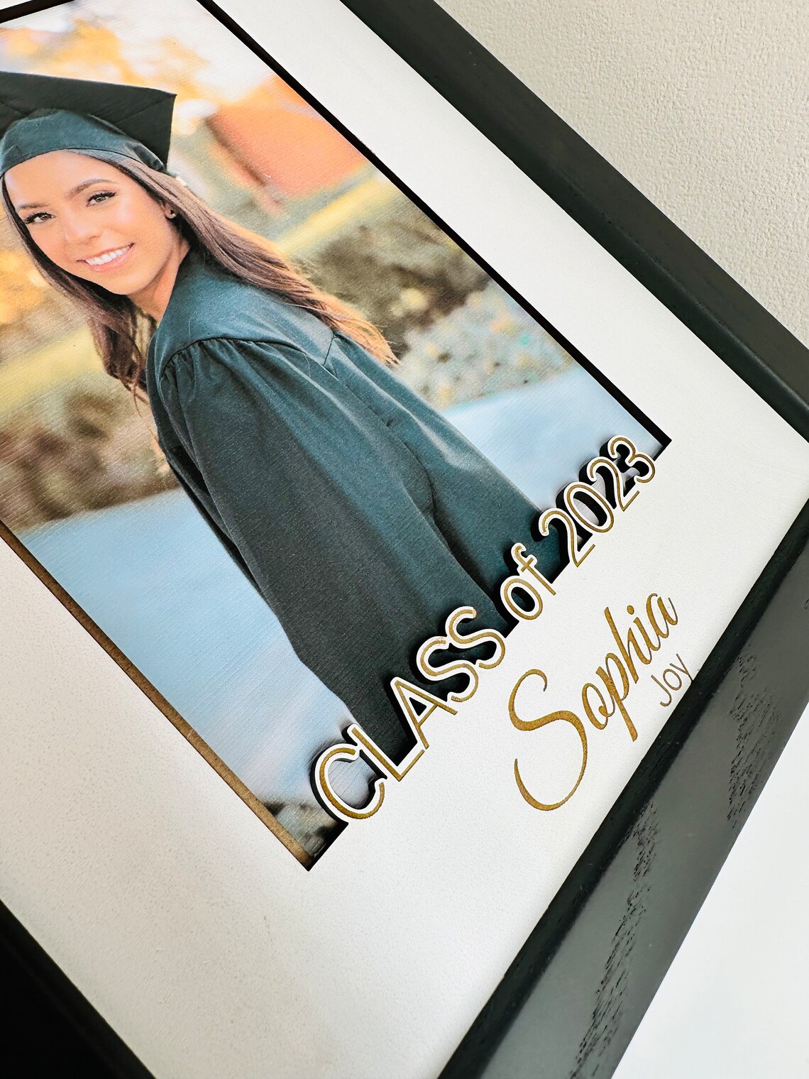 Personalized Graduation Photo Frame Mat: Class of 2024, Keepsake Gift ...