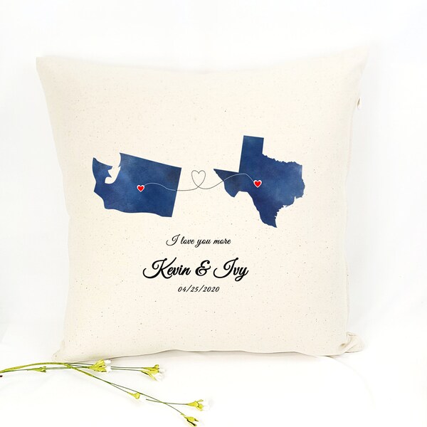 State Pillow - Etsy