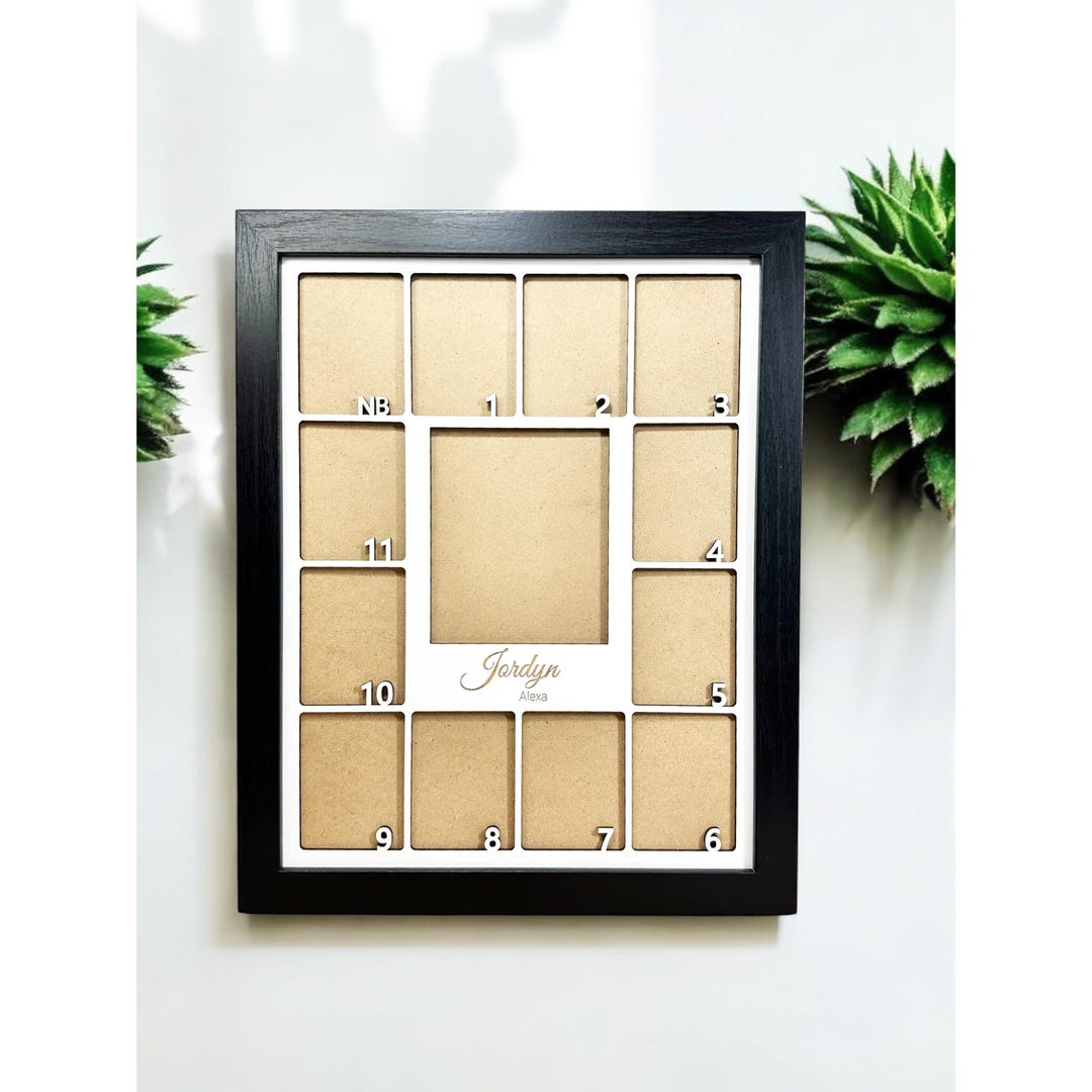 First Year or School Years Photo Frame Picture Frame Custom ...