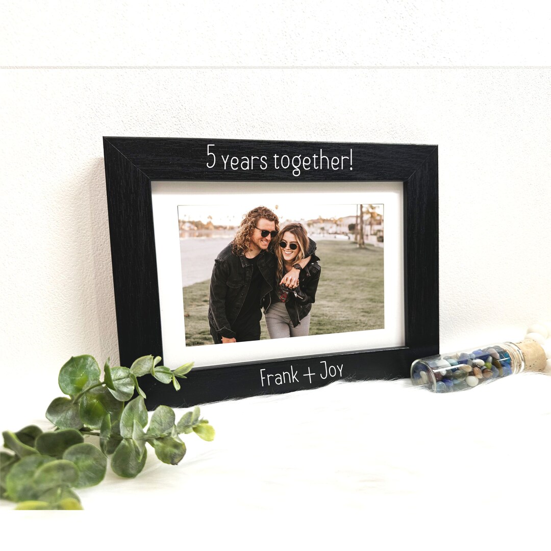 Personalized Frame, Wedding Frame, Custom Engraved Wood Picture Frame ...
