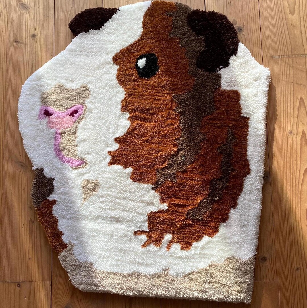 Guinea Pig Tufting Rug - Etsy UK