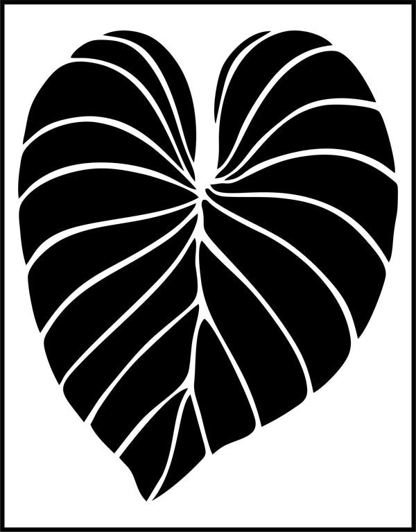 JRV Stencil Large Leaf - Etsy