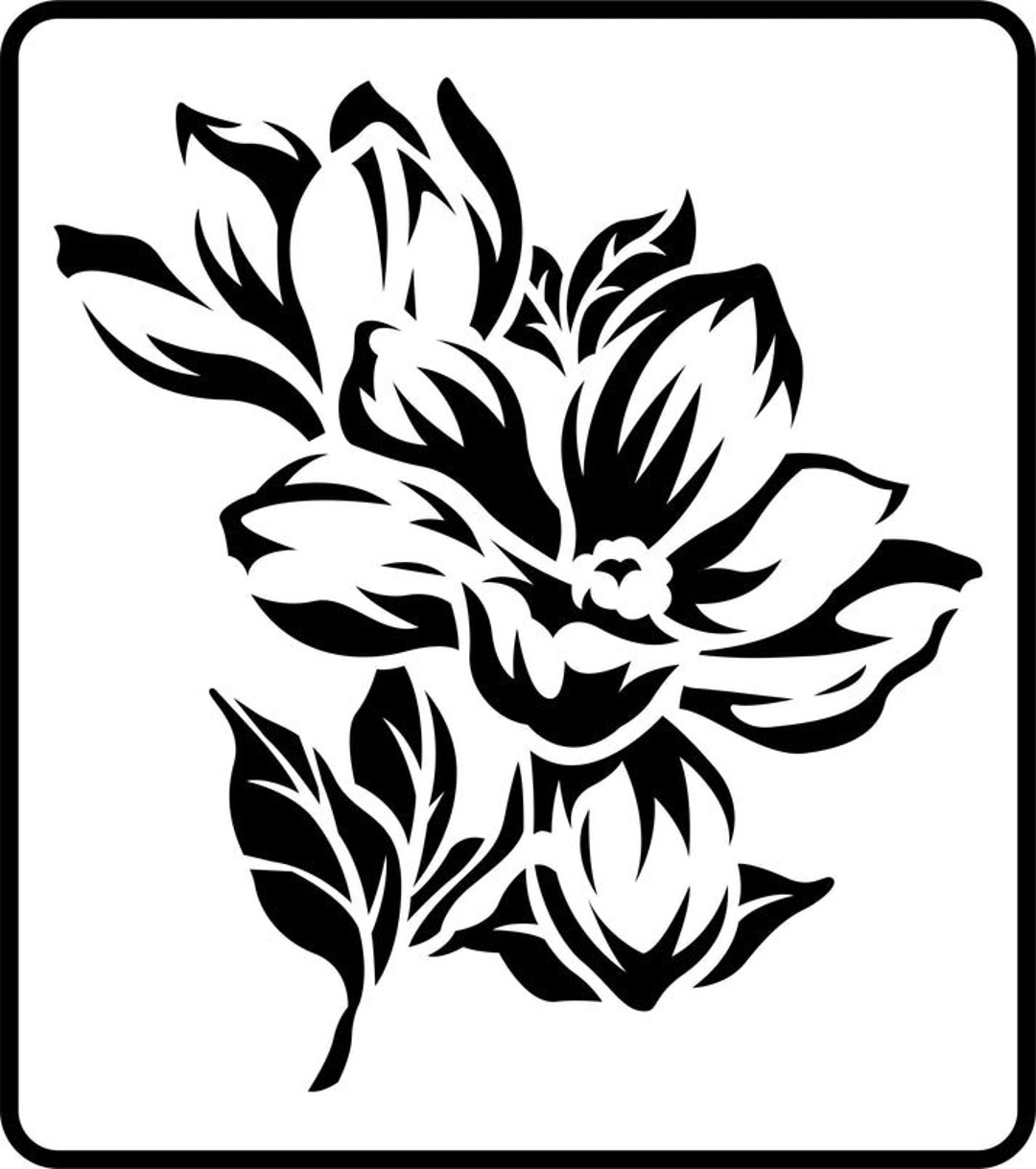 JRV Stencil Magnolias - Etsy