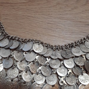 Silver Coin Necklace - Etsy