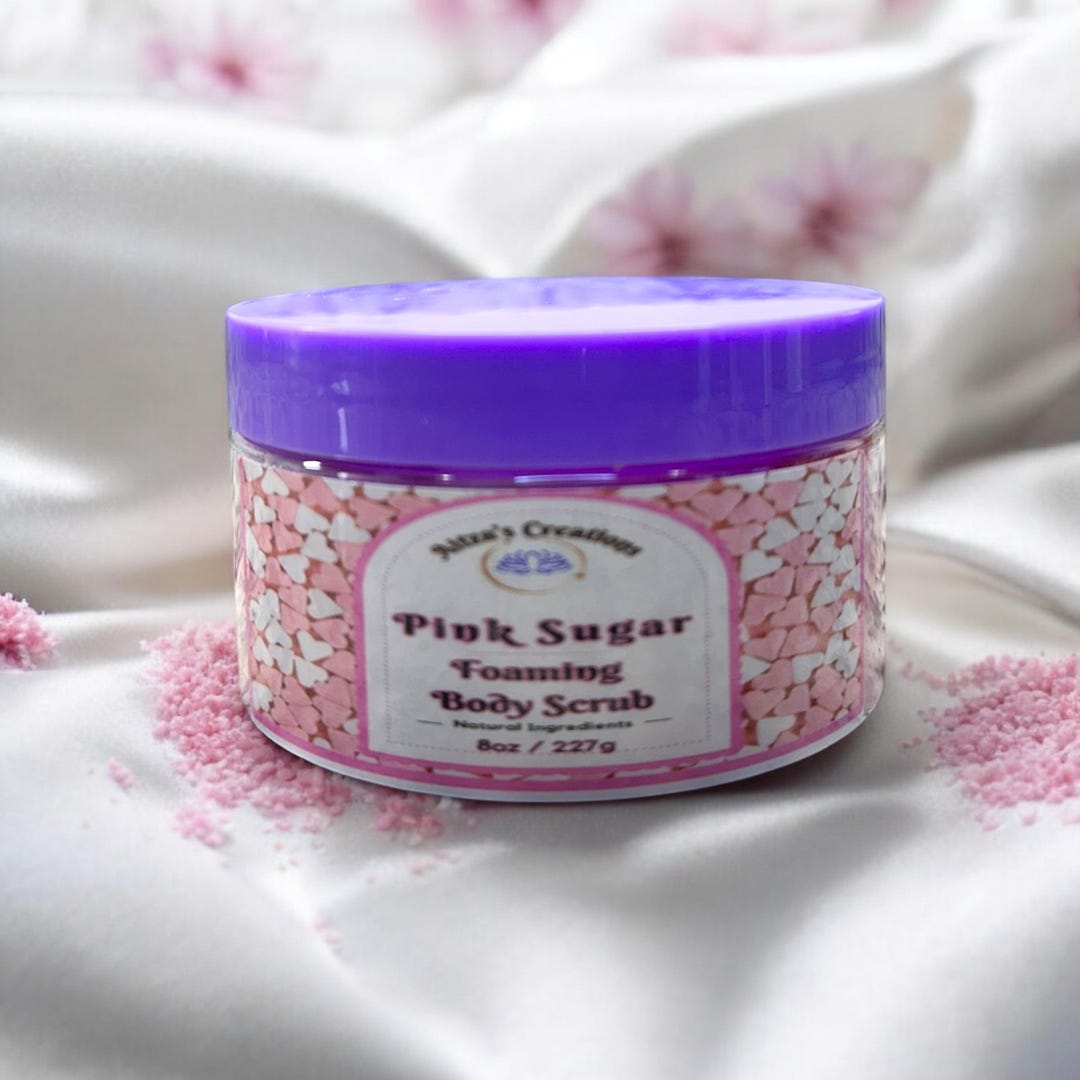 Foaming Body Scrub, Exfoliating Whipped Soap, Strawberry Pound Cake ...