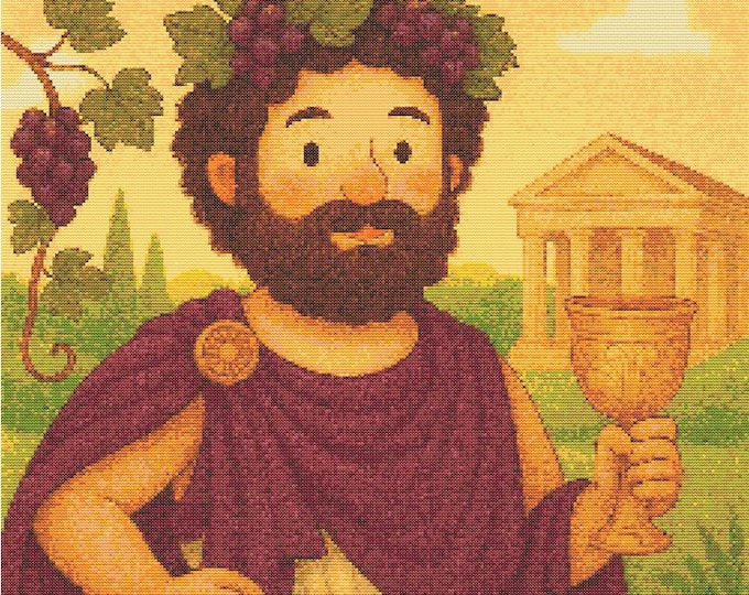 Dionysus Cross Stitch Pattern. Instant PDF Download. 60k Stitches ...