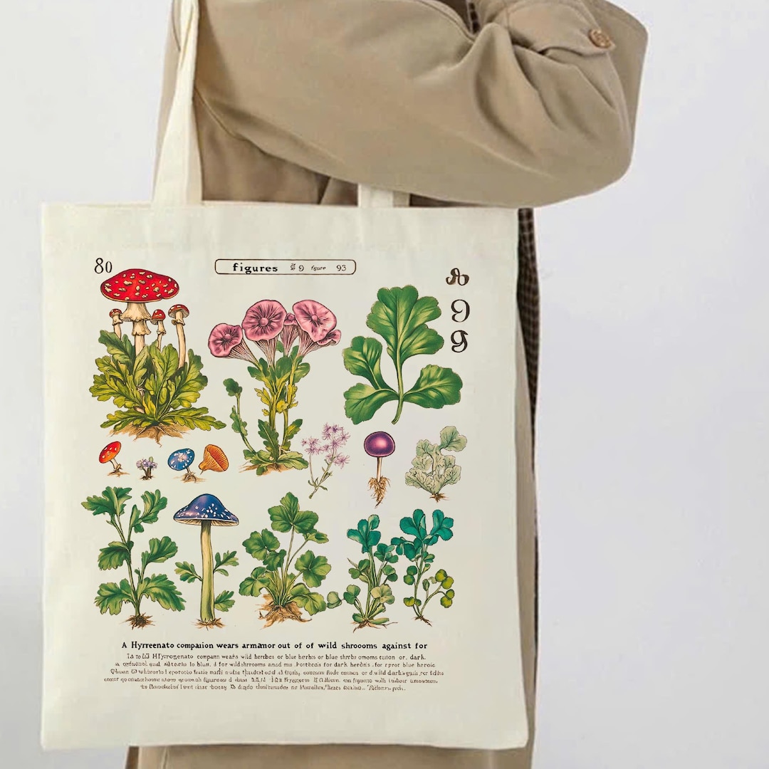 Hyrule Flora Tote Bag, Breath of the Wild Hylia Bag, Plant Lover Gift ...