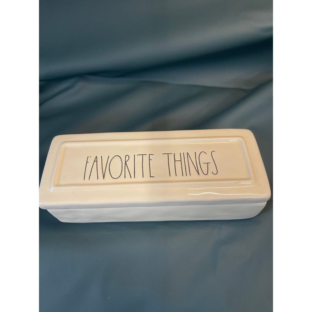 Rae Dunn Favorite Things Trinket Jewelry Box - Etsy
