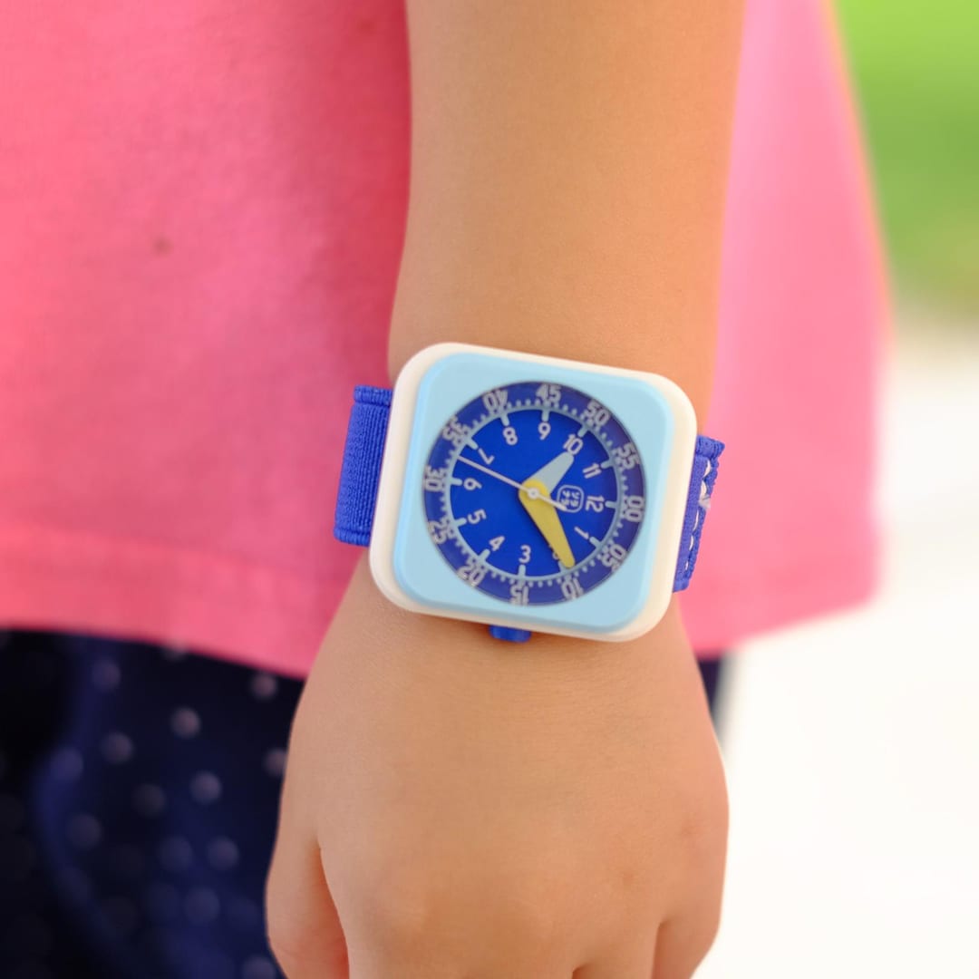 K34 Blue V2: 3D Printed Watch for Kids, Water Resistant, Glow in the ...