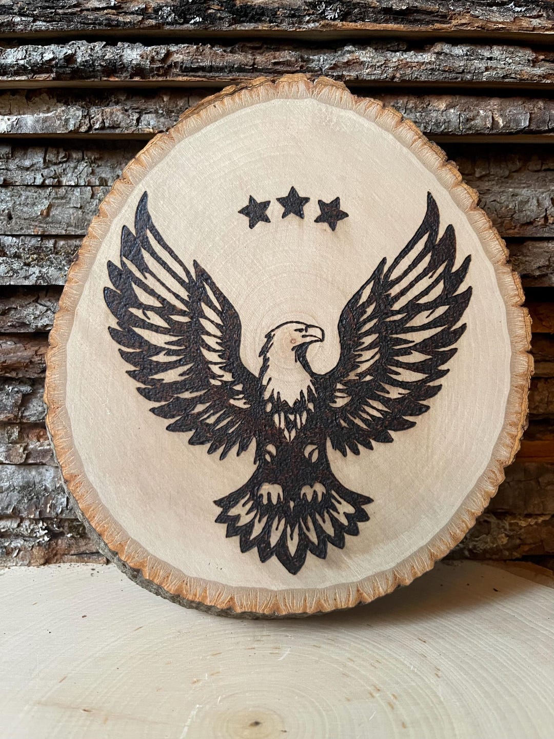Eagle Wood Burning Art - Etsy