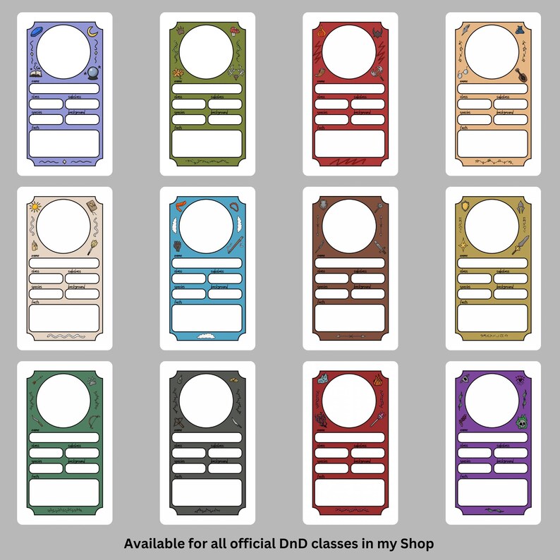 Dnd 5E Sorcerer Character Sheet 2024 – Fillable PDF, Mini Character ...