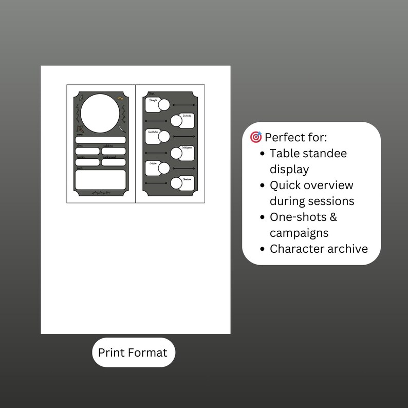 Dnd 5E Rogue Character Sheet 2024 – Fillable PDF, Mini Character Sheet ...