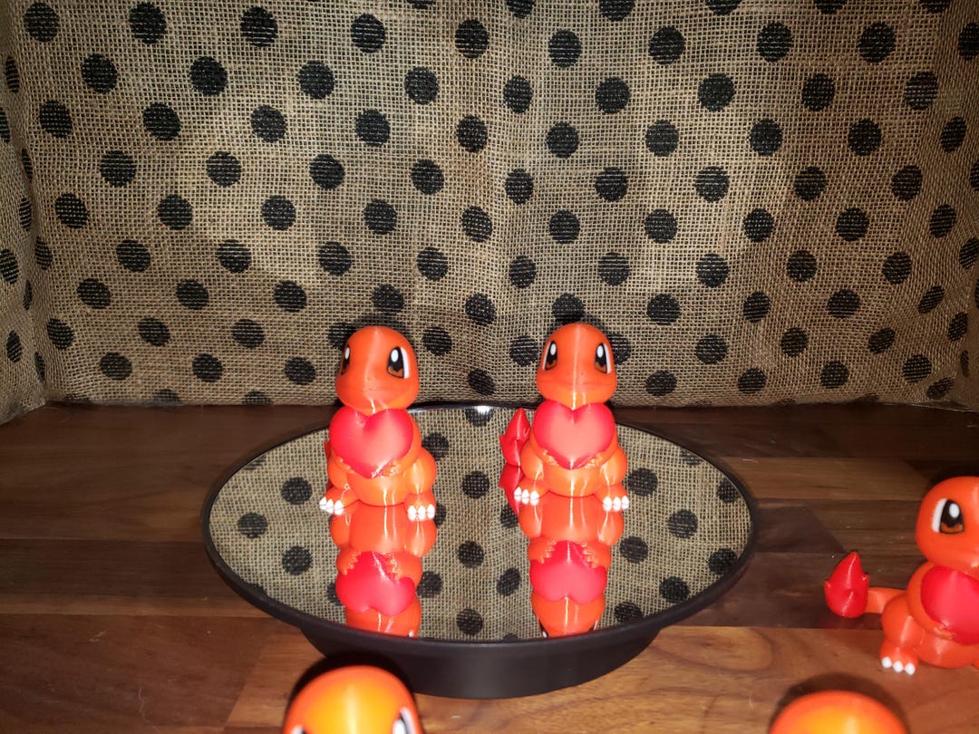 3d Printed Valentine Charmander - Etsy