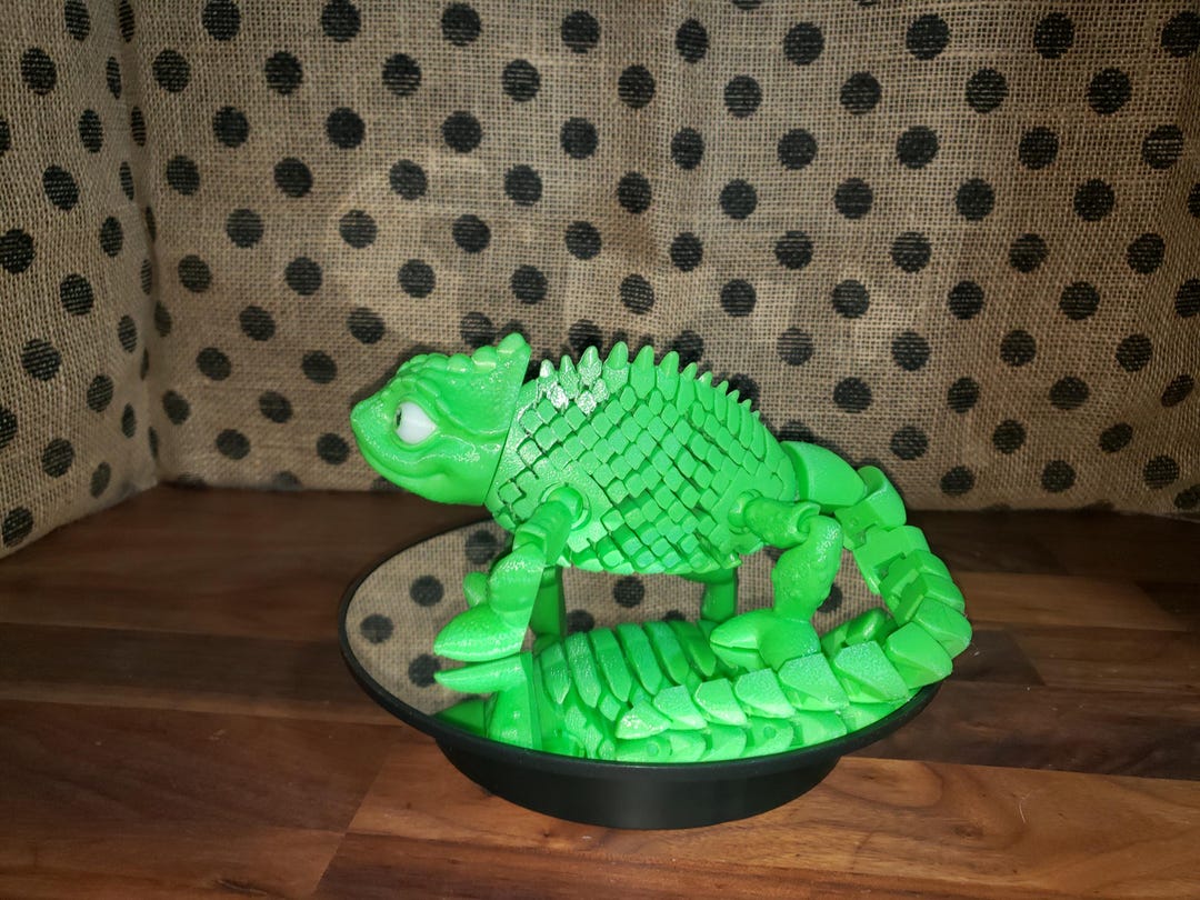 3d Printed Chameleon - Etsy