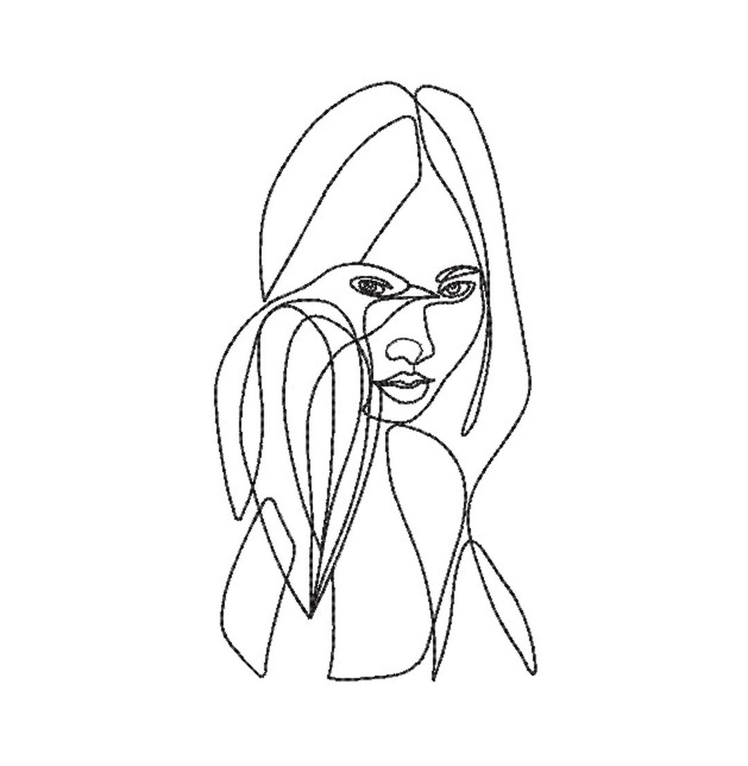 Woman and Berd. Machine Embroidery Design, Digital Pattern, Instant ZIP ...