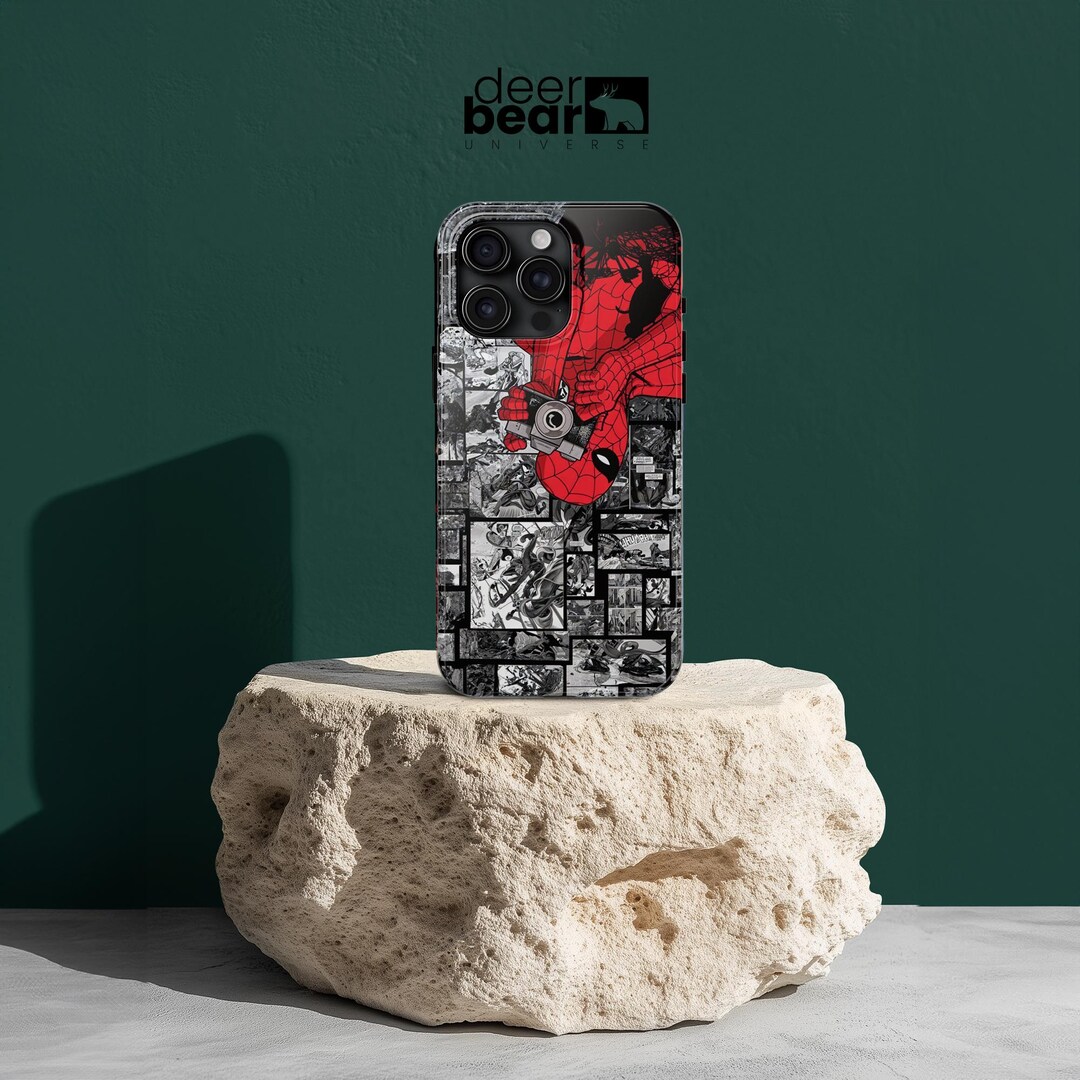 Spiderman, Comic Journalist Hard Phone Case, Marvel Comic iPhone Case ...