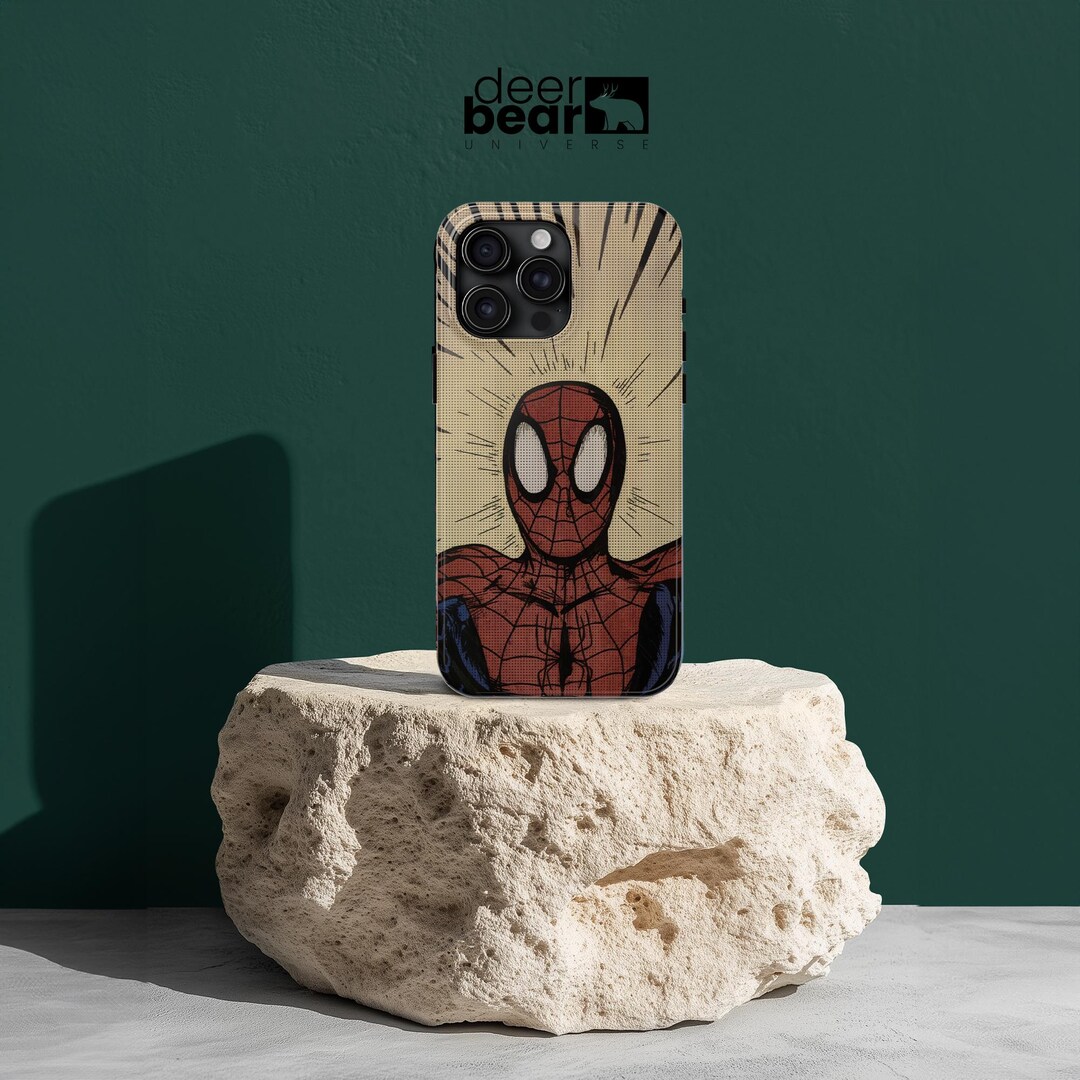 Spider-man Marvel Cosmic Tough Phone Case, Superhero iPhone Case, Comic ...