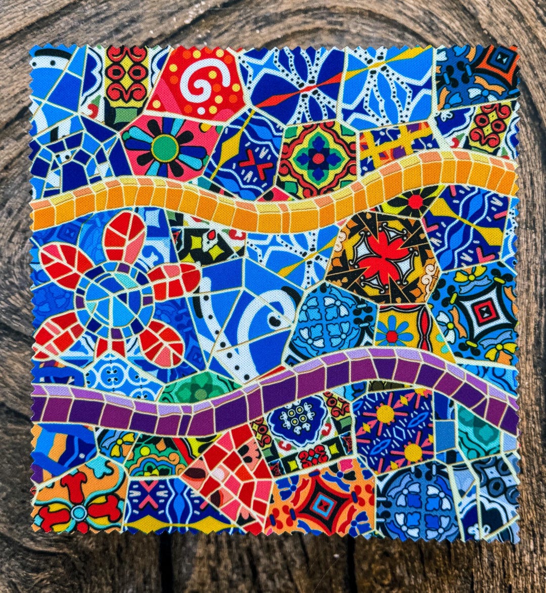 Spanish Gaudi Lens Cleaning Cloth – Handmade in Hertfordshire, England ...
