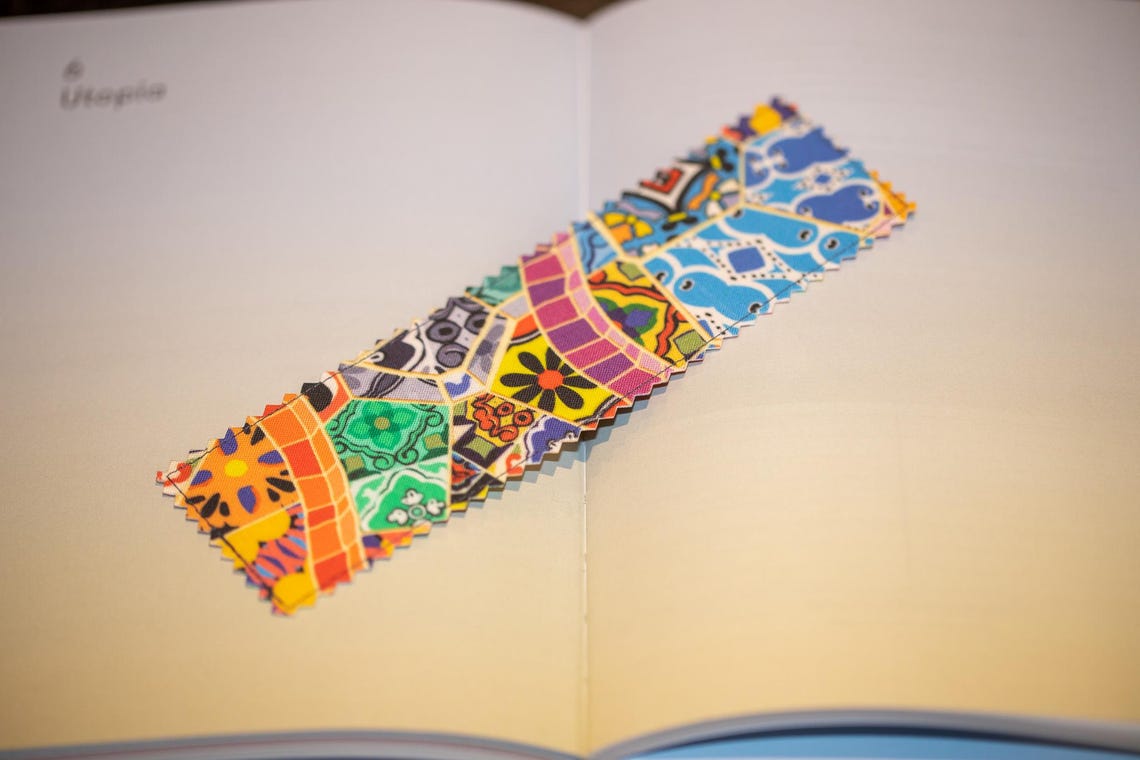 Spanish Gaudi Bookmark – Handmade in Hertfordshire, England - Etsy