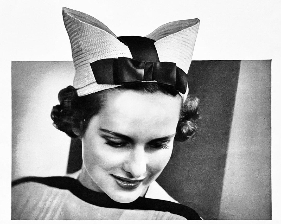 Vintage Crochet Capulet Pattern, Crochet Fascinator, Crochet Hat ...