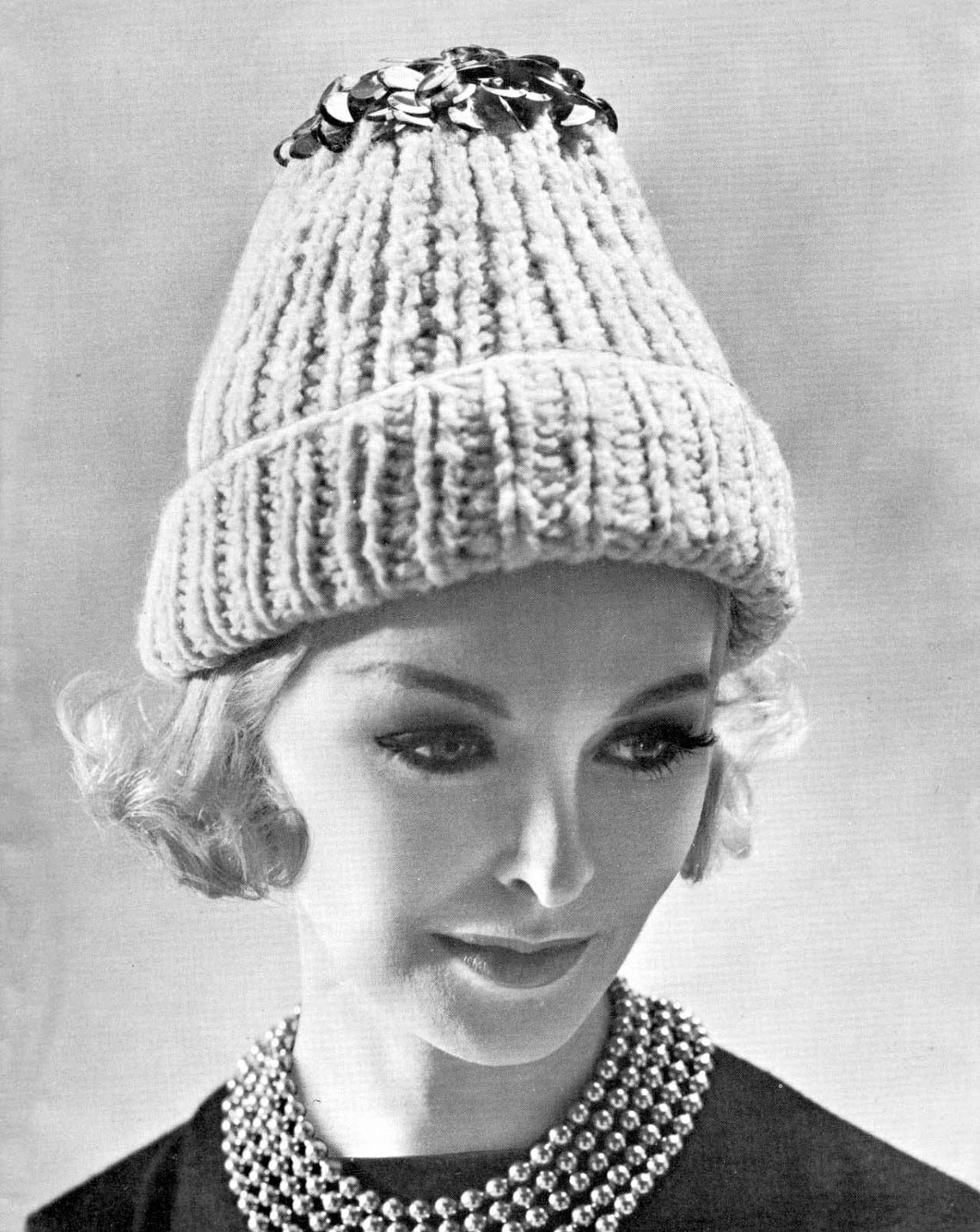 1941 Vintage Knit Crochet Hats Book Pattern, Knit Hat Pattern, Winter ...
