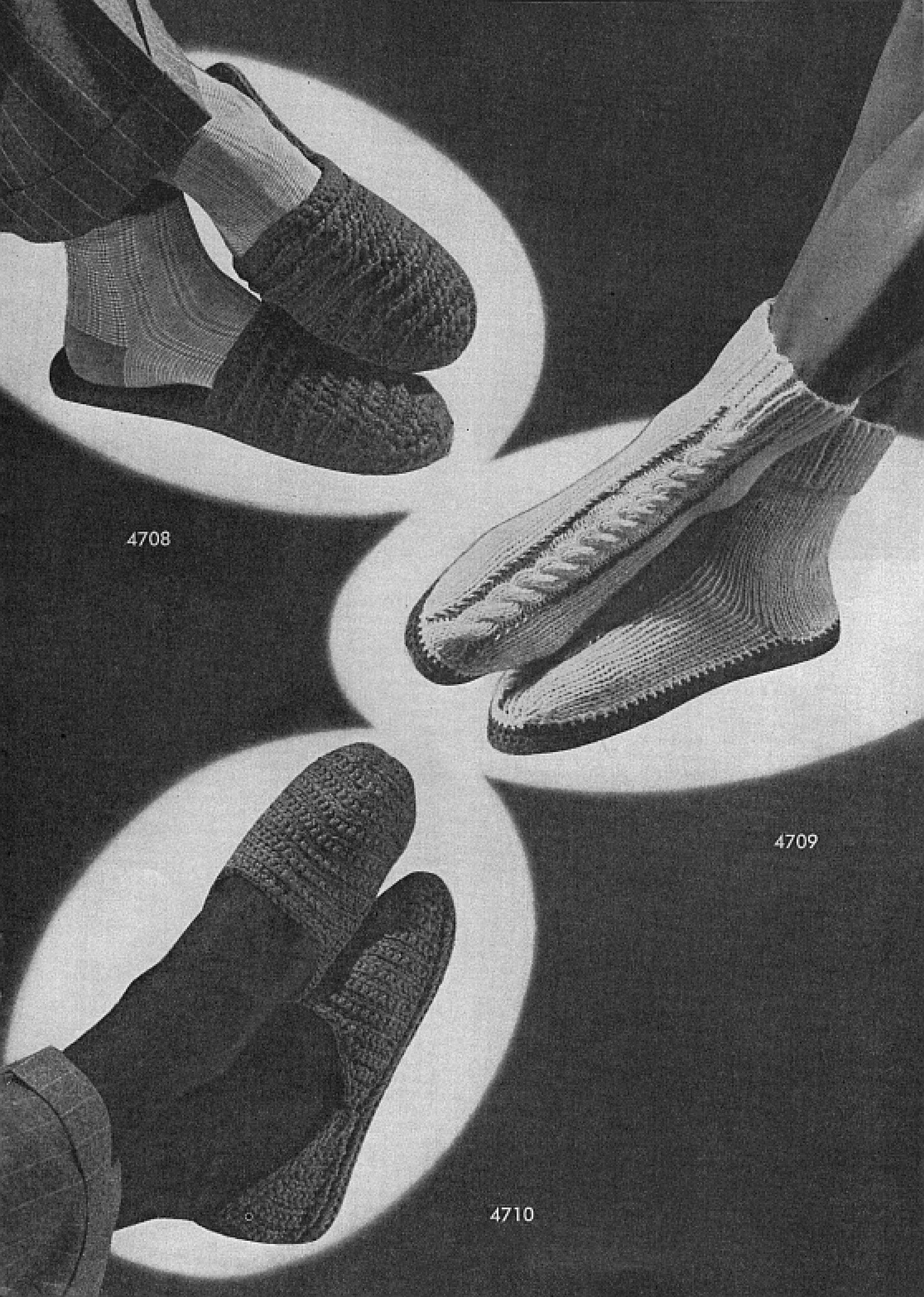 Vintage Crochet Knit Slipper Pattern Book: 21 Designs (digital Download ...
