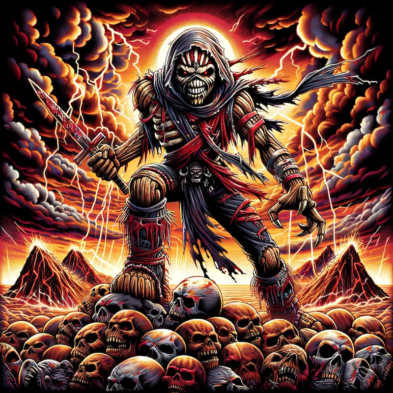 Guitarist for Iron Maiden - Etsy New Zealand