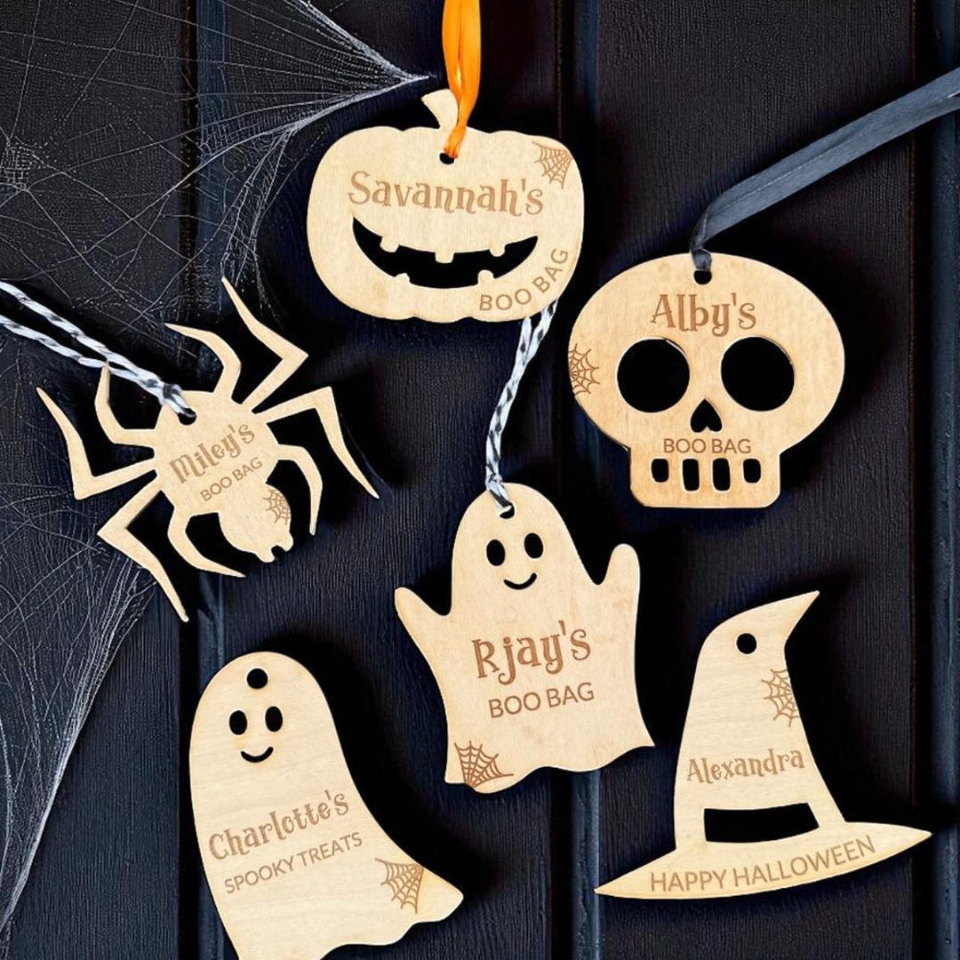 Personalised Boo Basket Tag | Halloween Gift Boo Basket Tag | Halloween ...