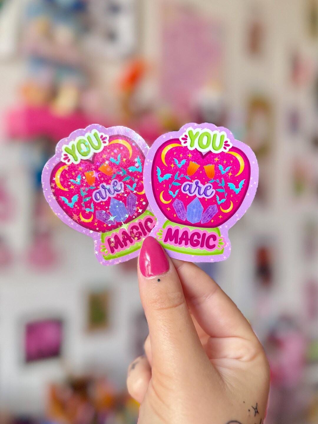 You Are Magic Sticker - Crafted in Chaos - Witch Stickers - Etsy