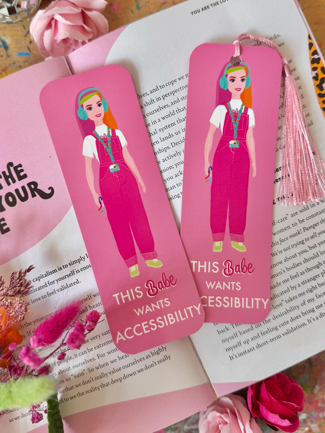 Autistic Babe Bookmark - Crafted in Chaos - Disabled Doll - Disability ...
