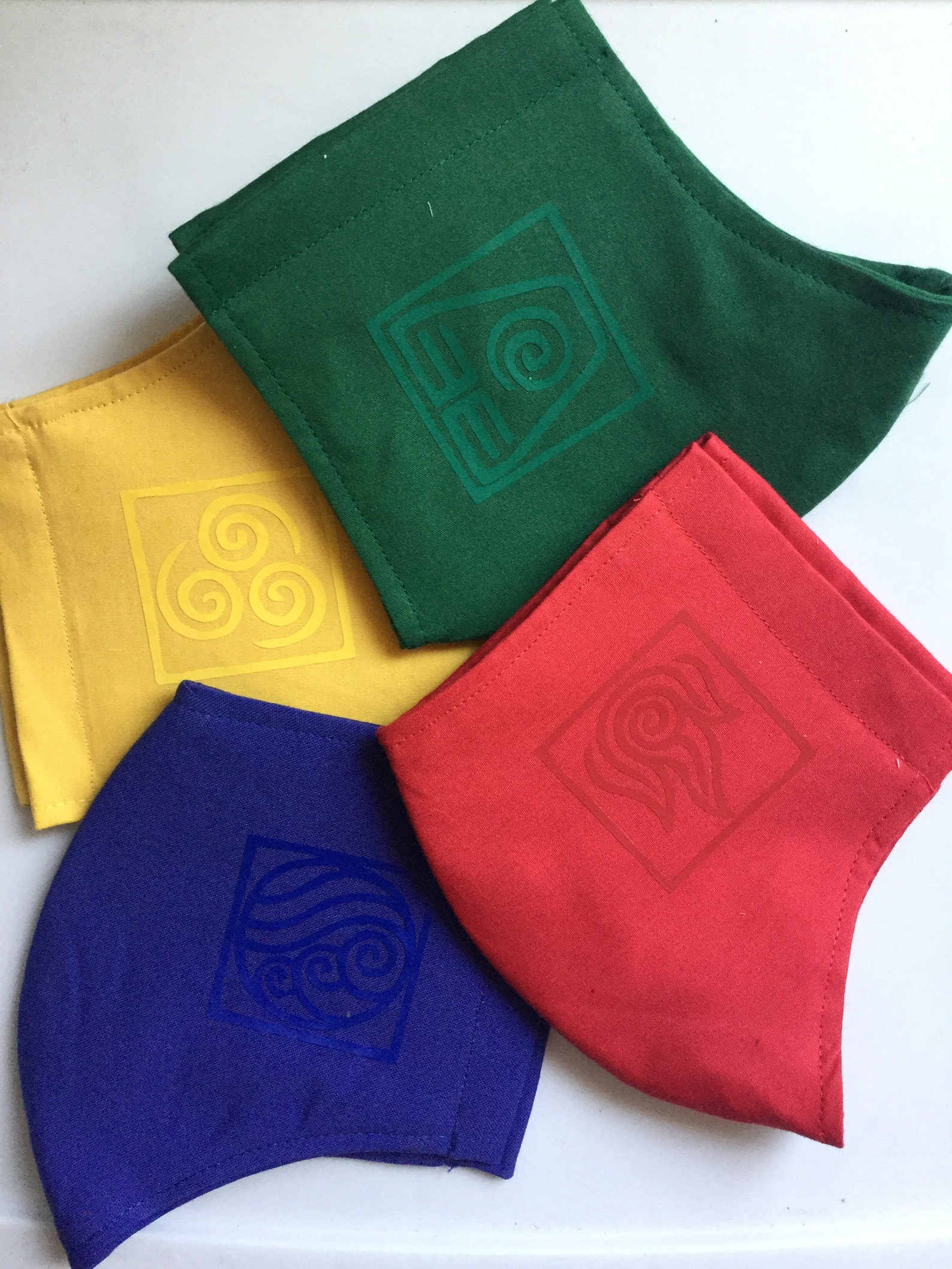 Avatar: the Last Airbender Element Masks | Etsy